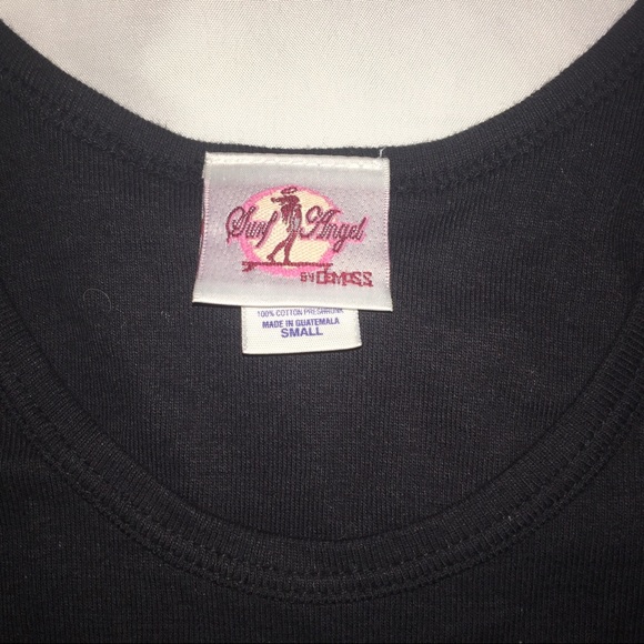 Surf Angel | Tops | Surf Angel Y2k Tank Surfer Glitter Halo Small ...
